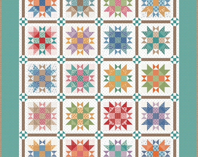 Shoo Fly Quilt Kit by Lori Holt Featuring Prairie - Etsy Shoo Fly Quilt Kit by Lori Holt Featuring Prairie - Etsy