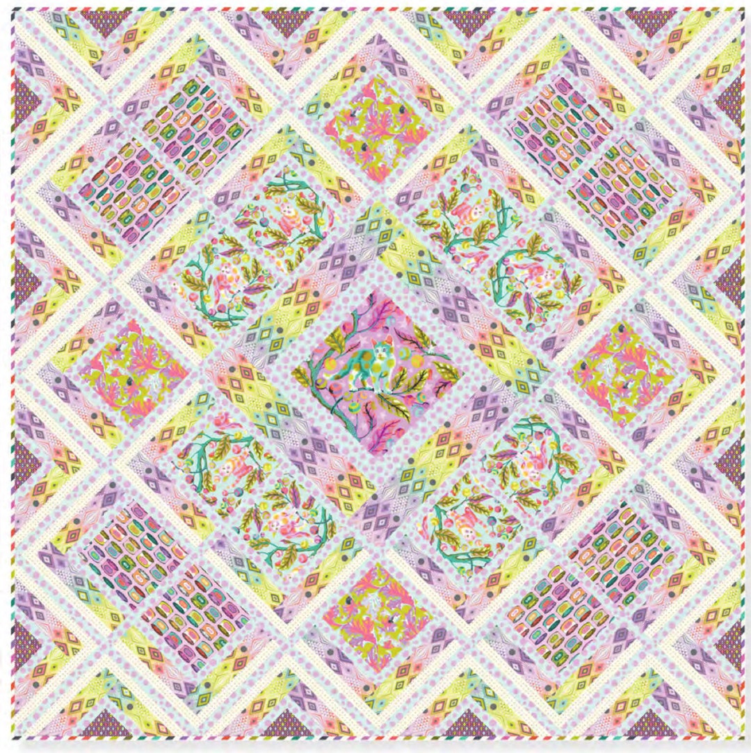 Cotton Candy Quilt Kit Featuring Tabby Road by Tula Pink - Etsy