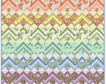 Wish Quilt Kit Featuring Everglow by Tula Pink - Etsy