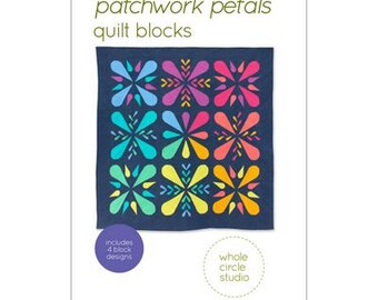 Patchwork Petals Quilt Blocks Quilt Pattern From Whole Circle Studio - Etsy