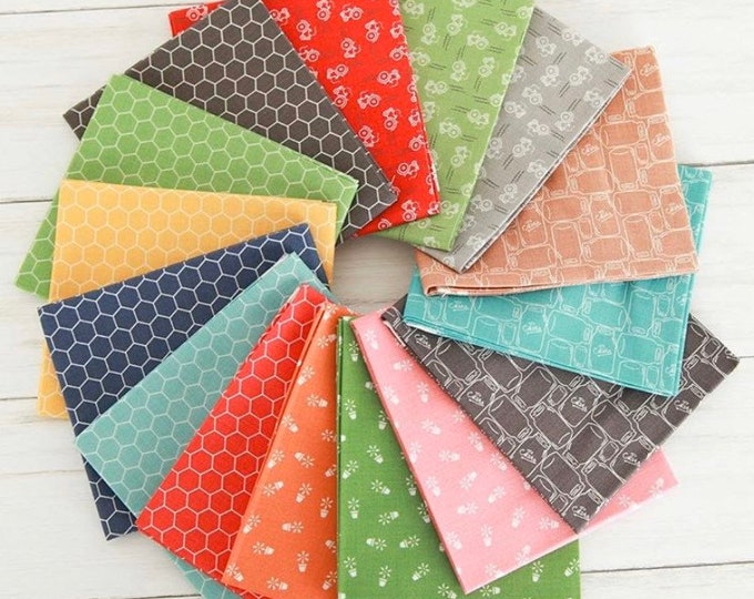 Farm Girl Vintage Companion Prints Fat Quarter Bundle by Lori Holt - Etsy