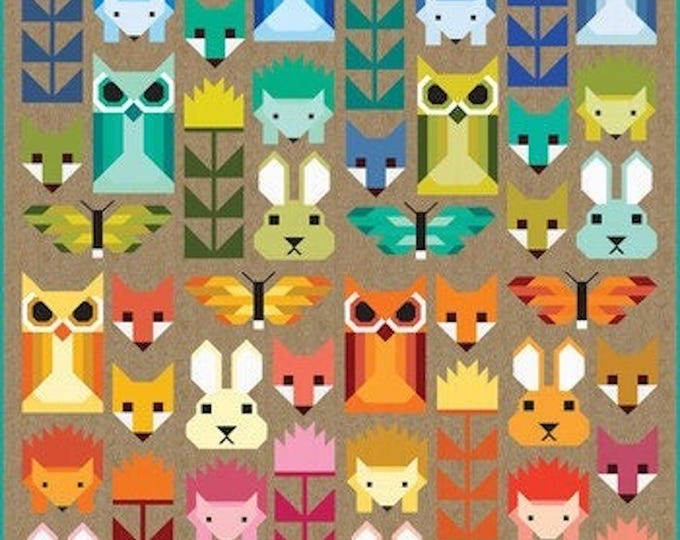 FANCY FOREST Baby Quilt // Pattern by Elizabeth Hartman // Handmade by ...