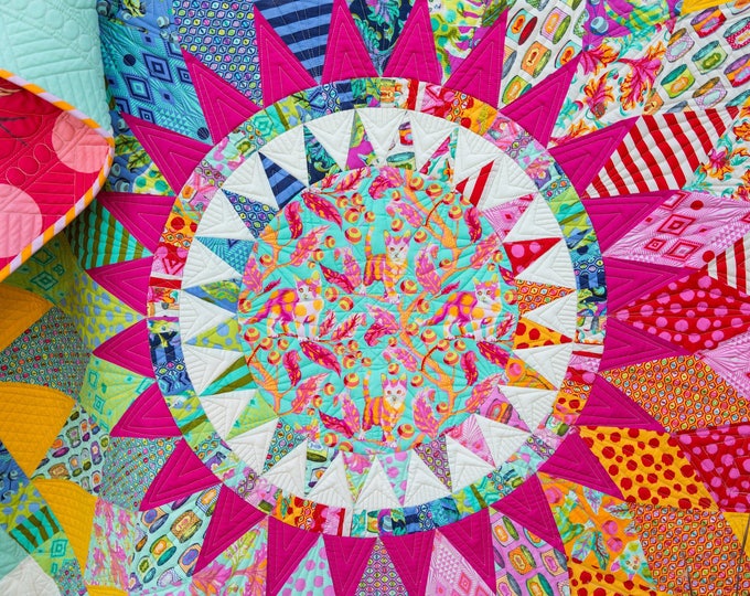 Catnip Quilt Kit Featuring Tabby Road by Tula Pink - Etsy