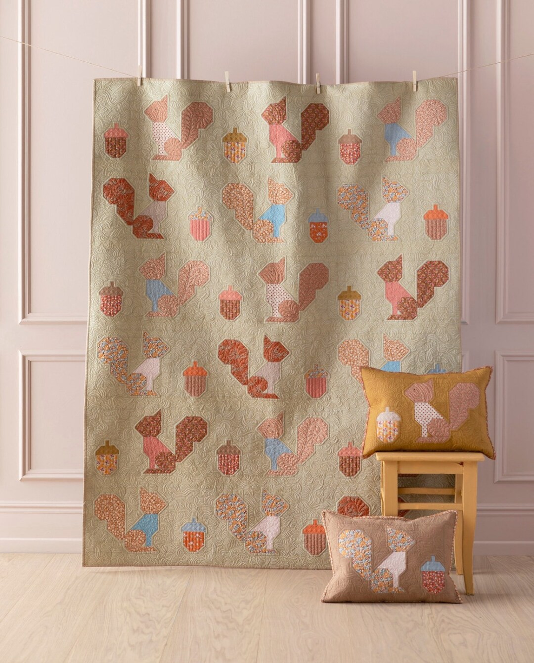 Squirrel Quilt Kit Featuring Tilda - Etsy