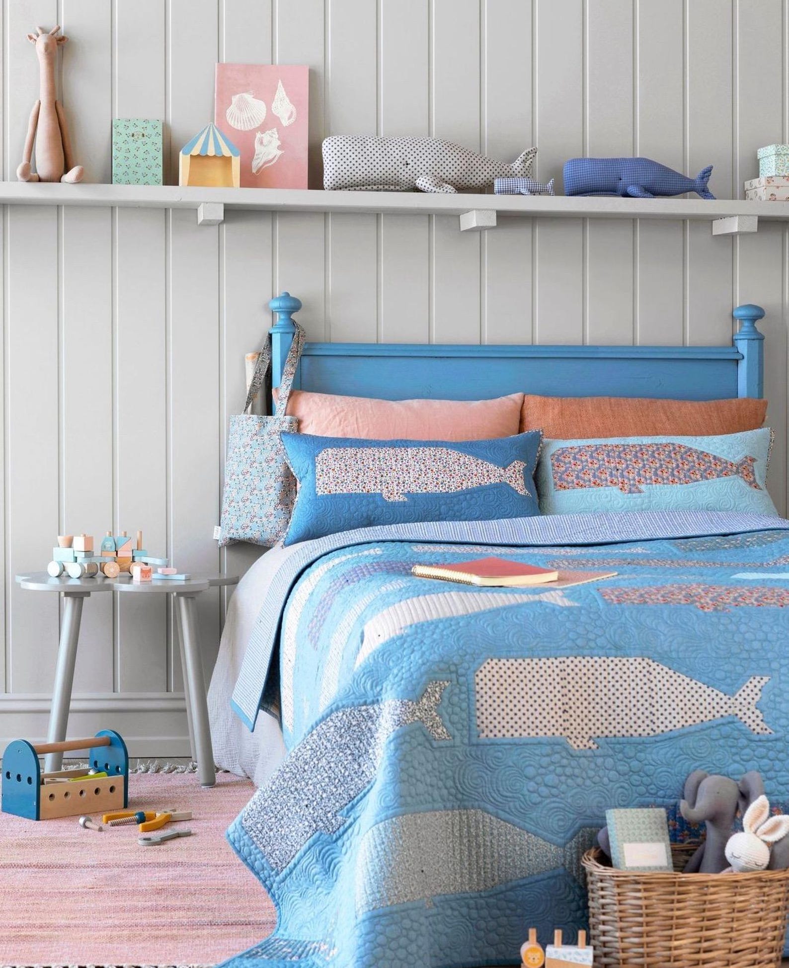Blue Whale Quilt Kit Featuring Tilda - Etsy