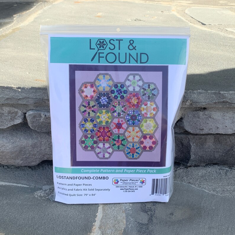 Lost and Found Complete Pattern, Paper Pieces and Acrylics Set - Etsy