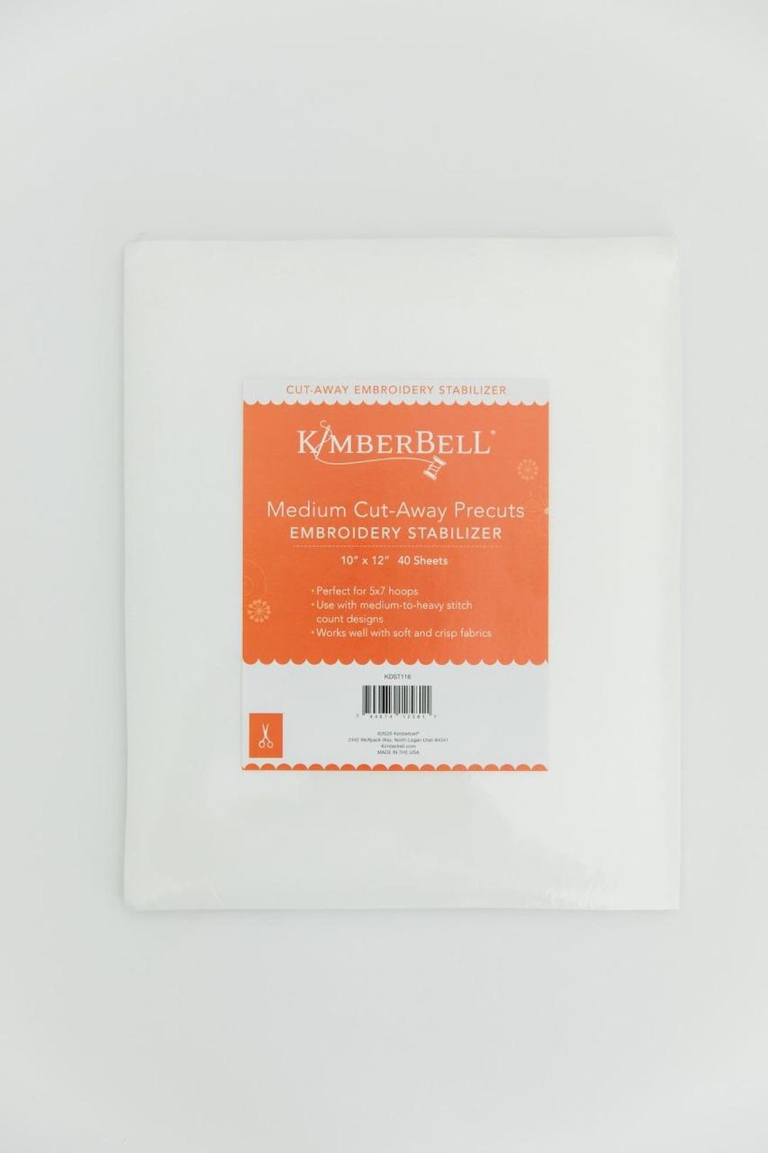 Kimberbell Medium Cut-away Precuts Embroidery Stabilizer - Etsy