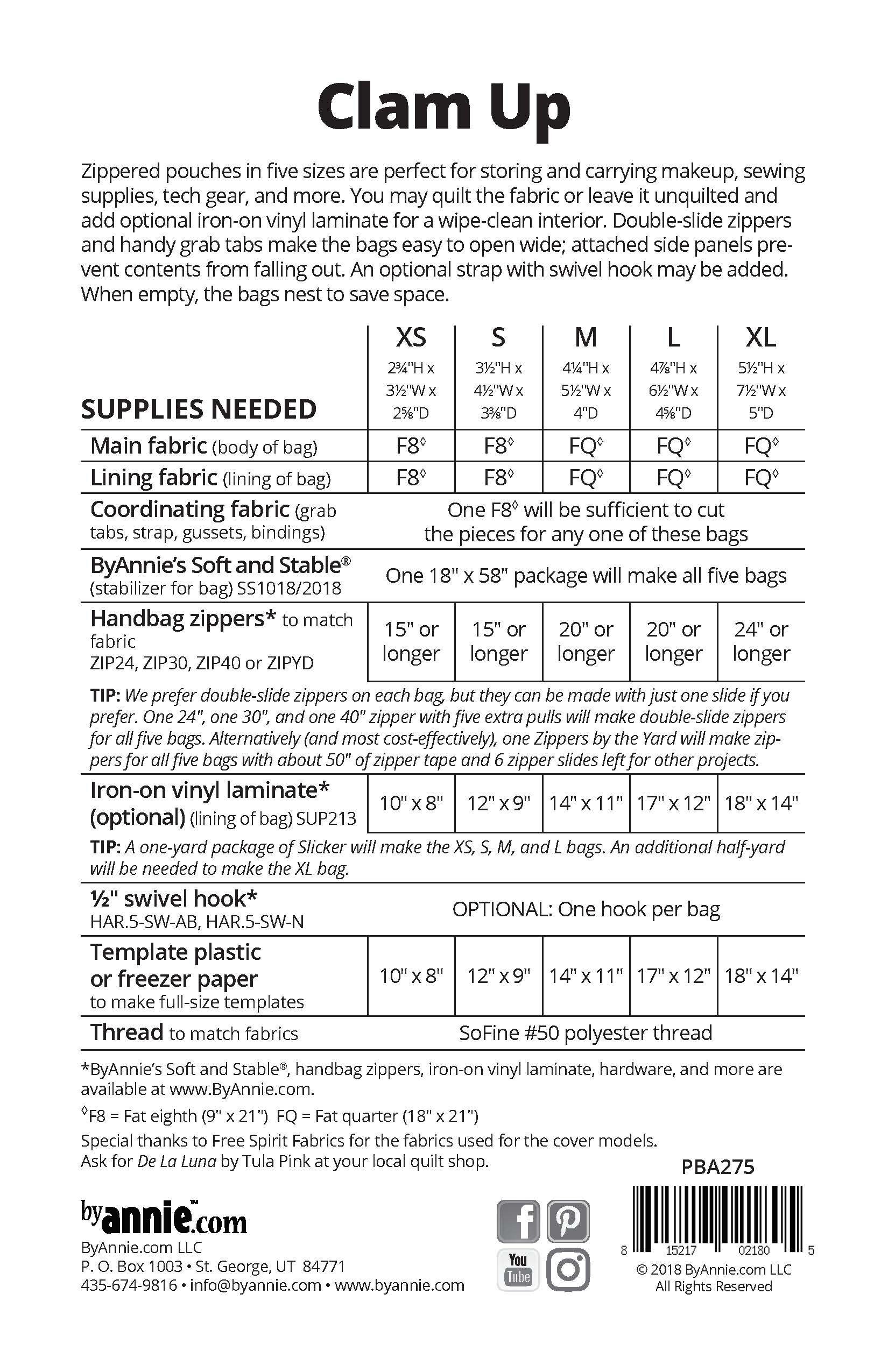 Clam up Pattern - Etsy