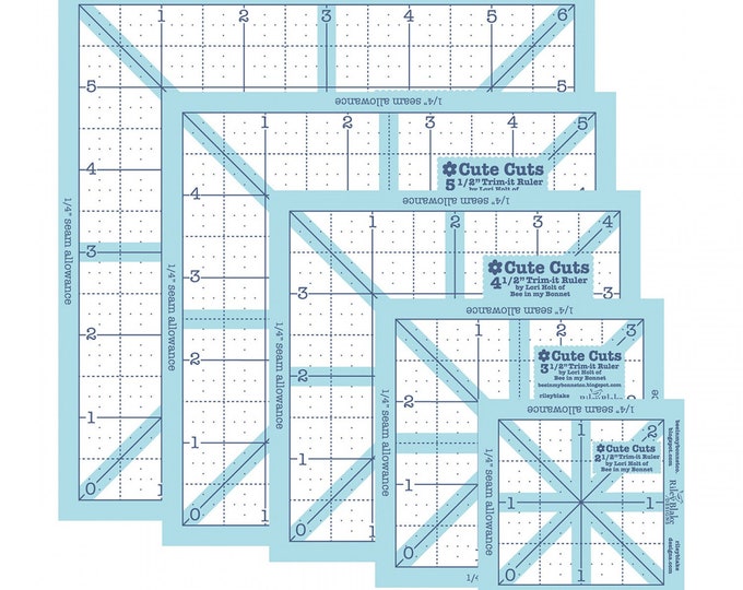 Trim It Square Ruler Set by Lori Holt - Etsy