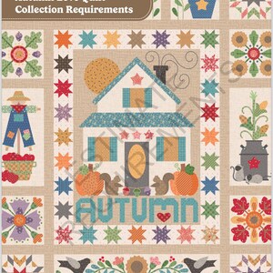 Autumn Love Machine Embroidery Quilt Kit by Lori Holt - Etsy