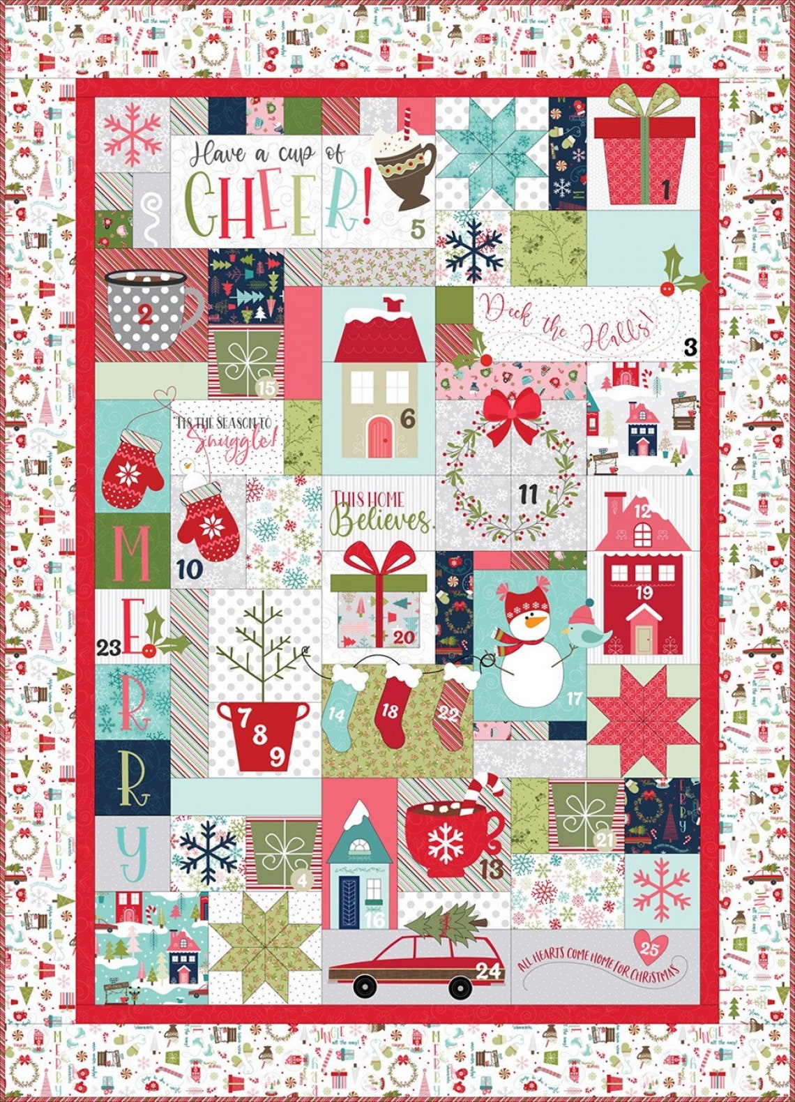 Cup of Cheer Quilt Kit EMBROIDERY by Kimberbell - Etsy