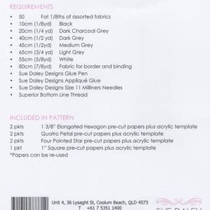 Quatro Colour Quilt Pattern by Sue Daley - Etsy