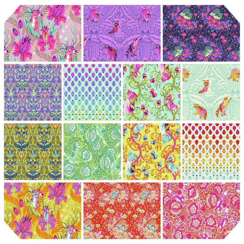 Tiny Beasts Full Yard Bundle by Tula Pink - Etsy
