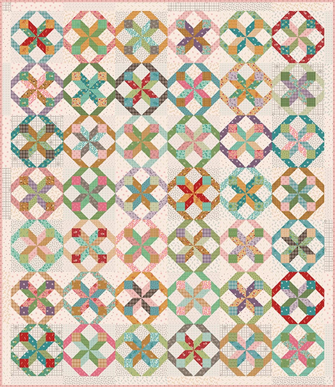 Cherish Quilt Kit by Lori Holt Featuring Gentler Times - Etsy