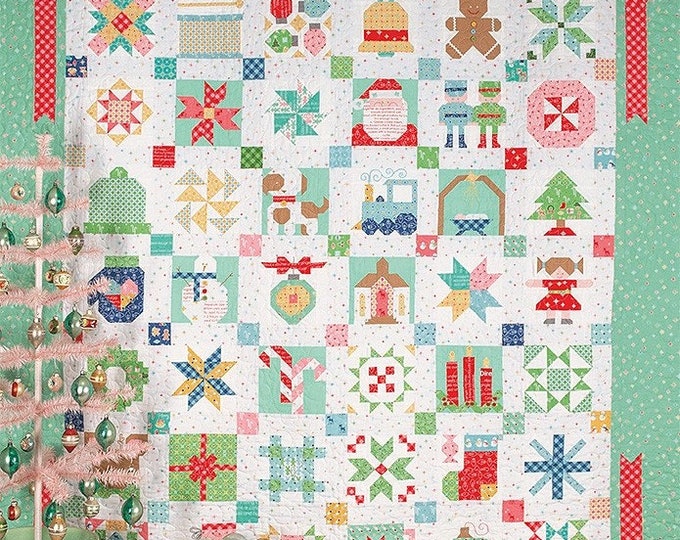 Vintage Christmas Sampler Quilt Kit Featuring Cozy Christmas by Lori ...