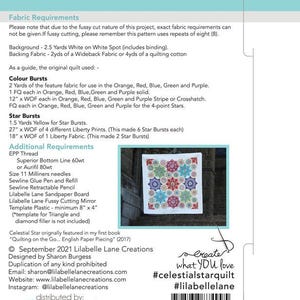 Celestial Star Quilt EPP Pattern Set - Etsy