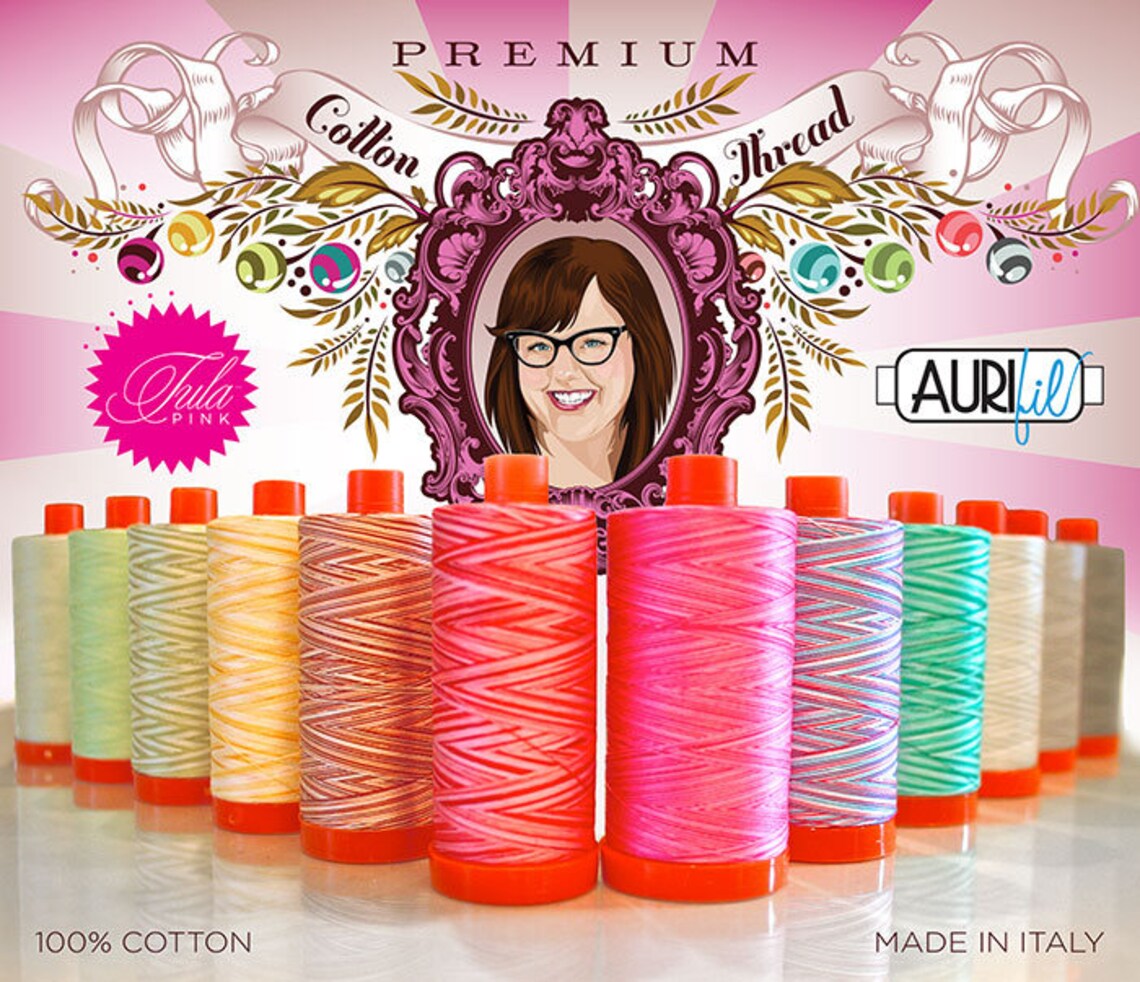 Premium Collection Large Aurifil Thread Kit by Tula Pink | Etsy