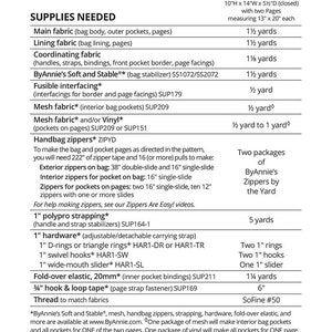 A Place for Everything 2.0 Tote Pattern - Etsy