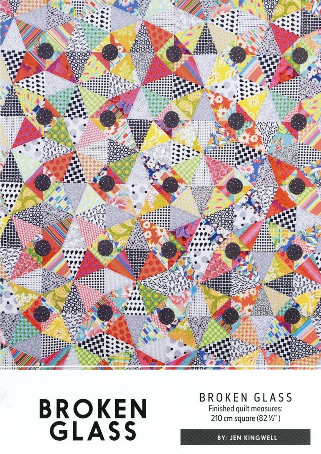 Broken Glass Pattern and Templates by Jen Kingwell - Etsy