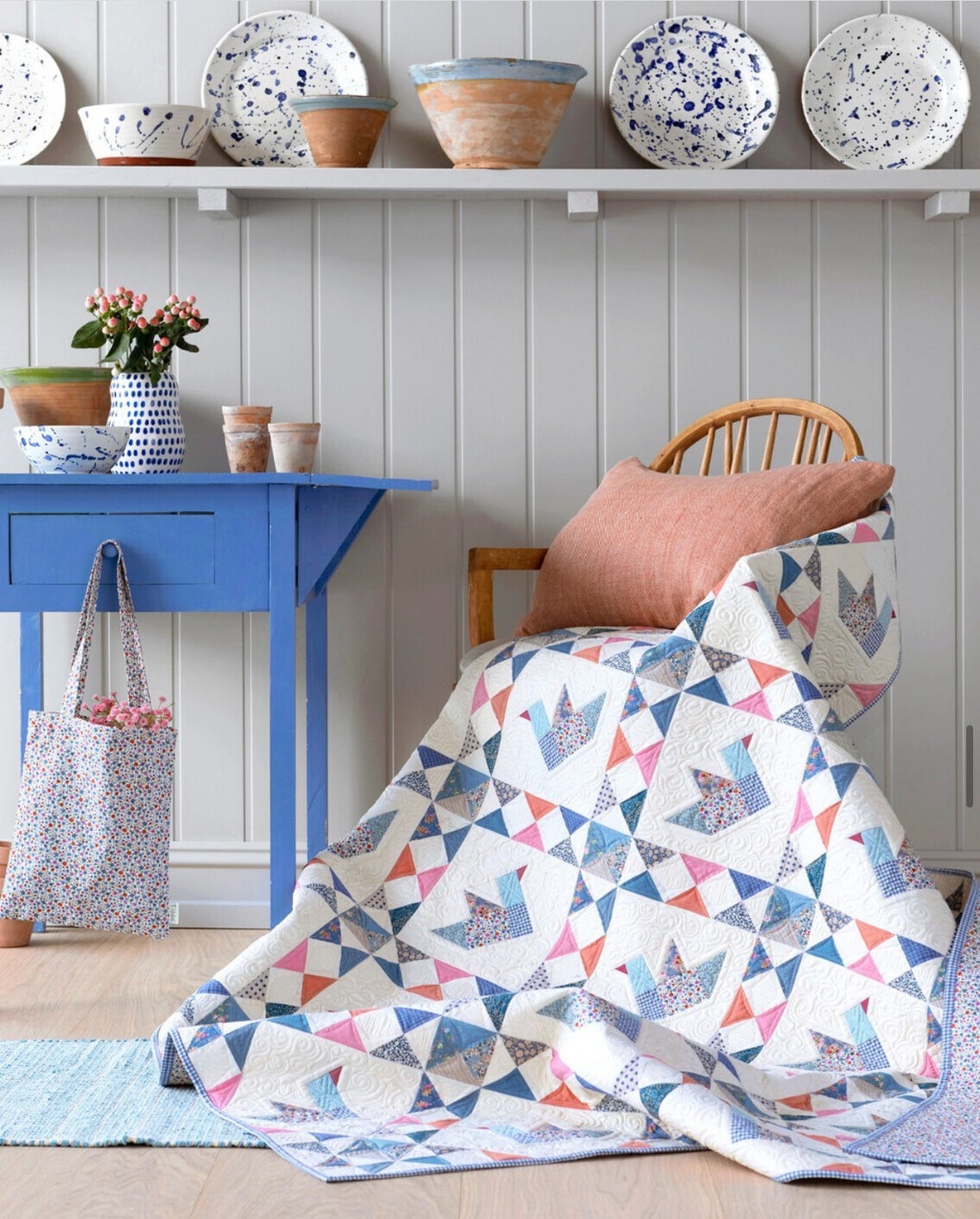 Blue Duck Quilt Kit Featuring Tilda - Etsy