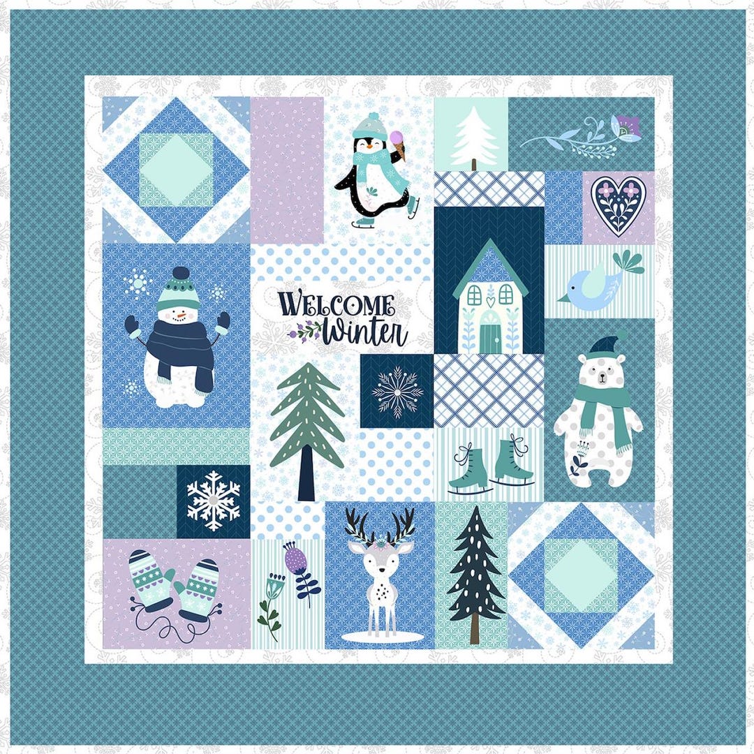 Enchanted Winter Quilt Kit - EMBROIDERY by Kimberbell - Etsy