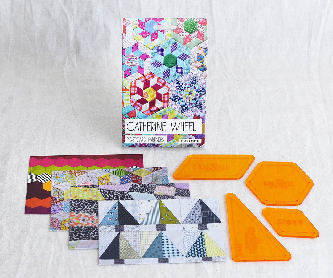 Catherine Wheel Pattern by Jen Kingwell - Etsy