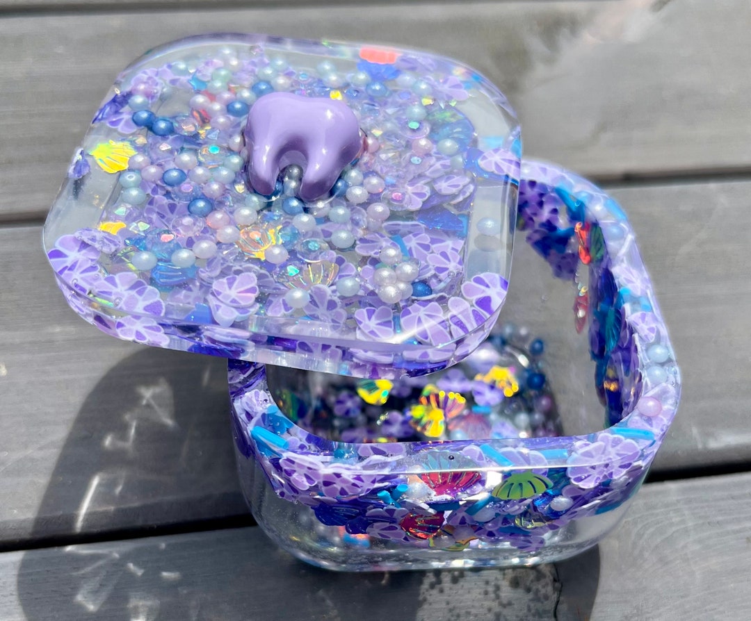 Tooth Fairy Box, Tooth Fairy Jar, Pink Pearls Tooth Fairy Box, Mermaid ...