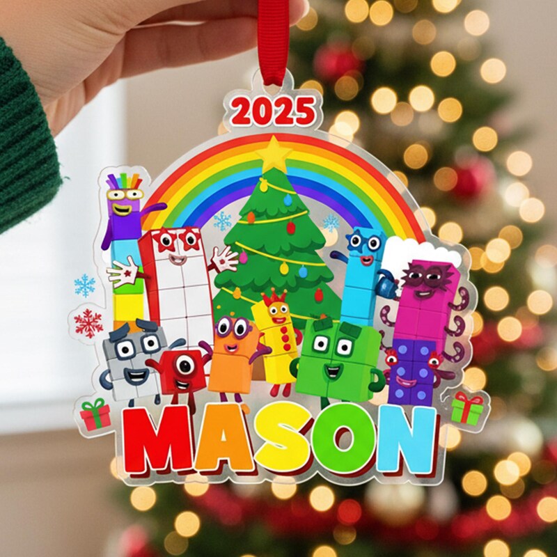 Christmas Number Blocks - Etsy