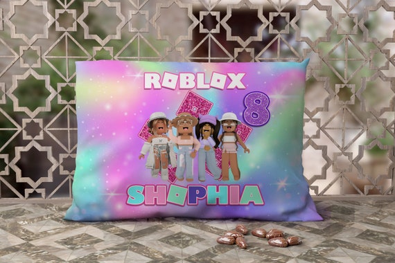 Decorative Pillows Home Décor Girl Roblox Gift,Girl Roblox Birthday ...