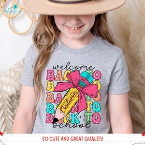 Custom Back to School Shirt Girls, Customized First Day of School Gift ...