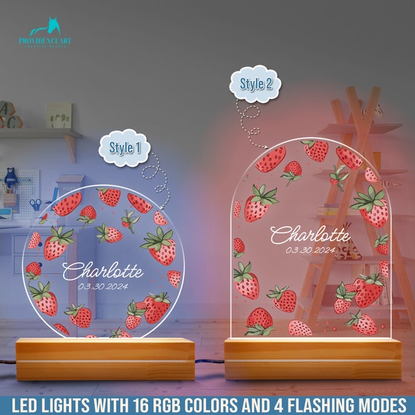 Strawberry Shortcake Lamp - Etsy