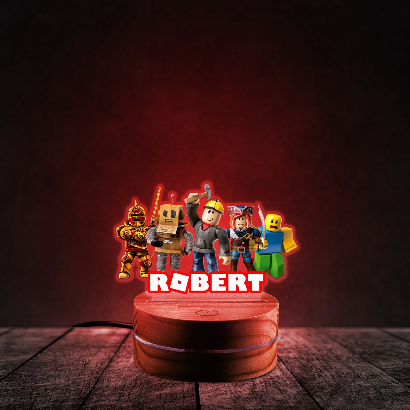 Roblox Night Light Roblox Customized Night Light | Etsy