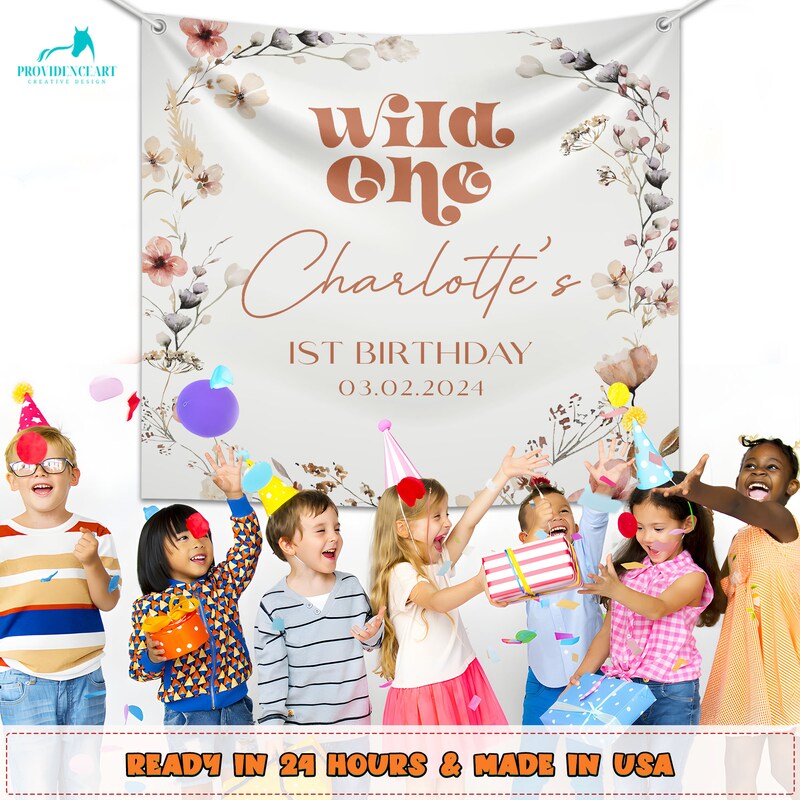 Wild One Backdrop - Etsy