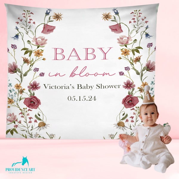 Custom Baby Shower Backdrop - Etsy