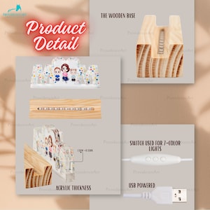 Customized Mommy Flower 3D LED Light, Mama With Kids Name Gifts, 2024 ...