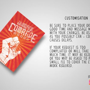 Happy Birthday Comrade Russian/soviet Propaganda Poster Style Cool ...