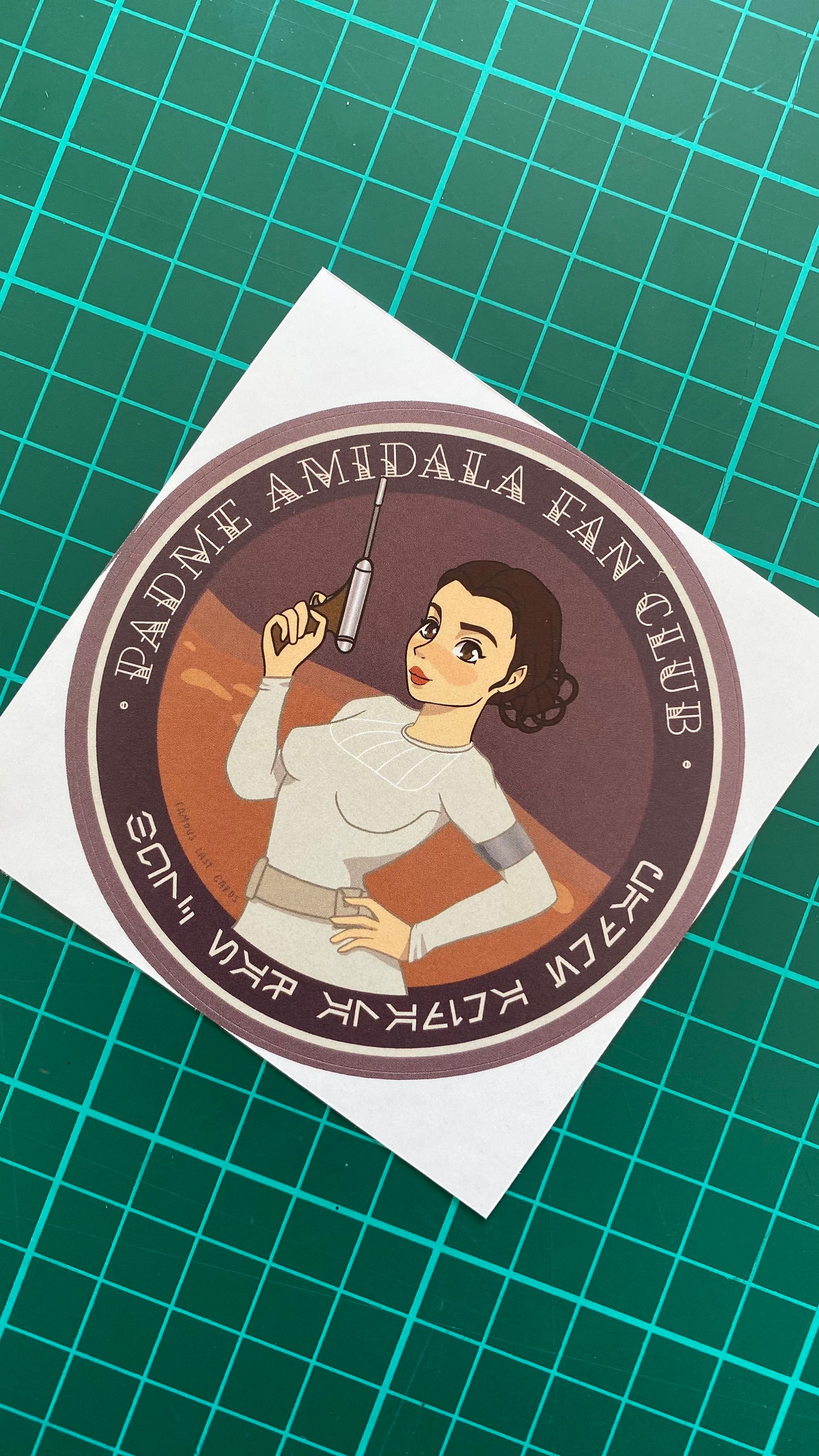 Padme Amidala, Hera Syndulla or Dr Chelli Aphra Fan Club Sticker Women ...