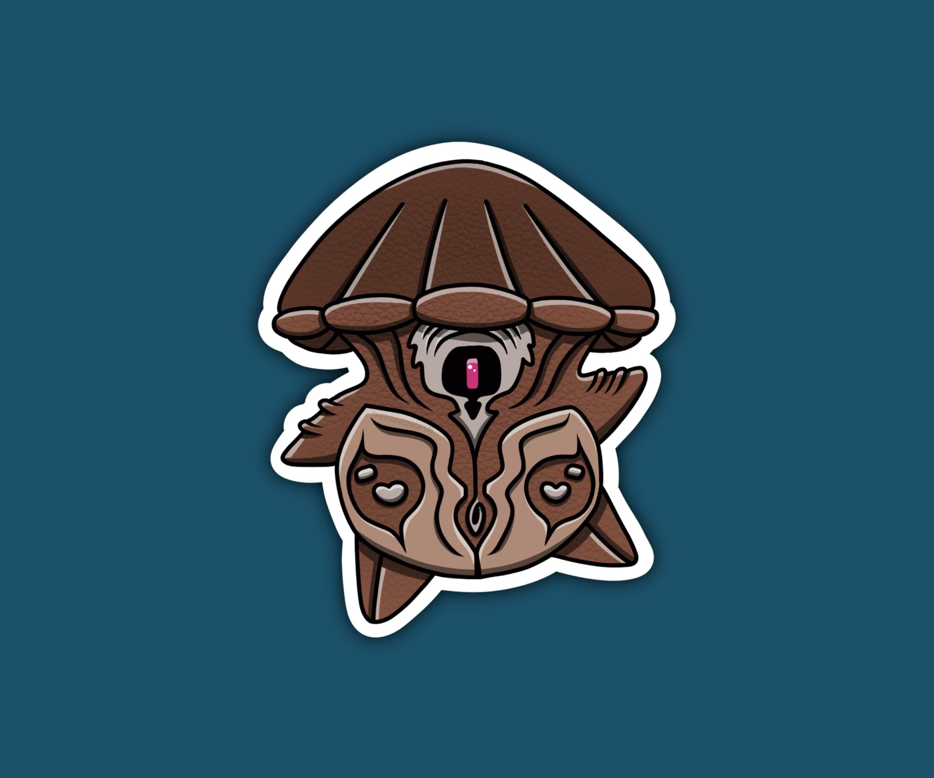 Warframe-inspired Sprodling Nokko Mushrooms, Water-resistant Die Cut ...