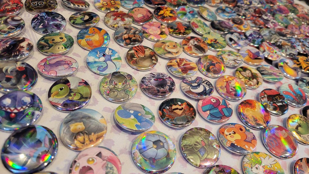 Pokemon Card Button Mystery Packs Surprise Gift - Etsy