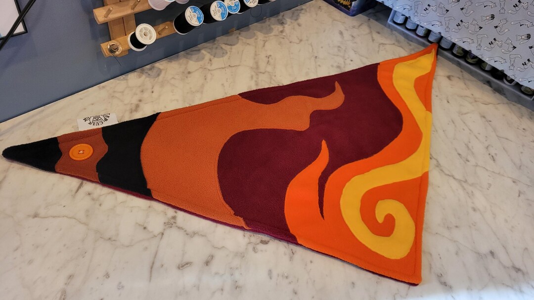 Fire Type Pokemon Fursuit Sized Bandana Furry Costume Cosplay - Etsy