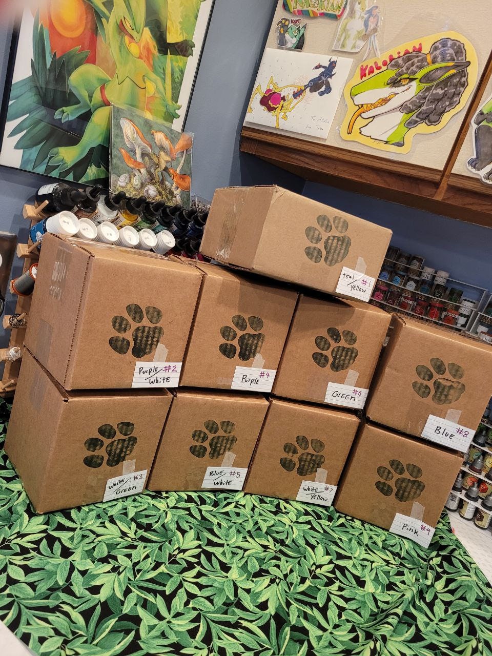 Blue 8, Furry Nerd Mystery Box - Etsy