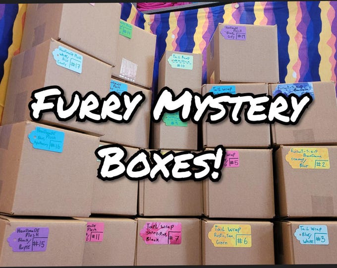 Furry Mystery Boxes Fursuit Plush Accessory Bandana - Etsy