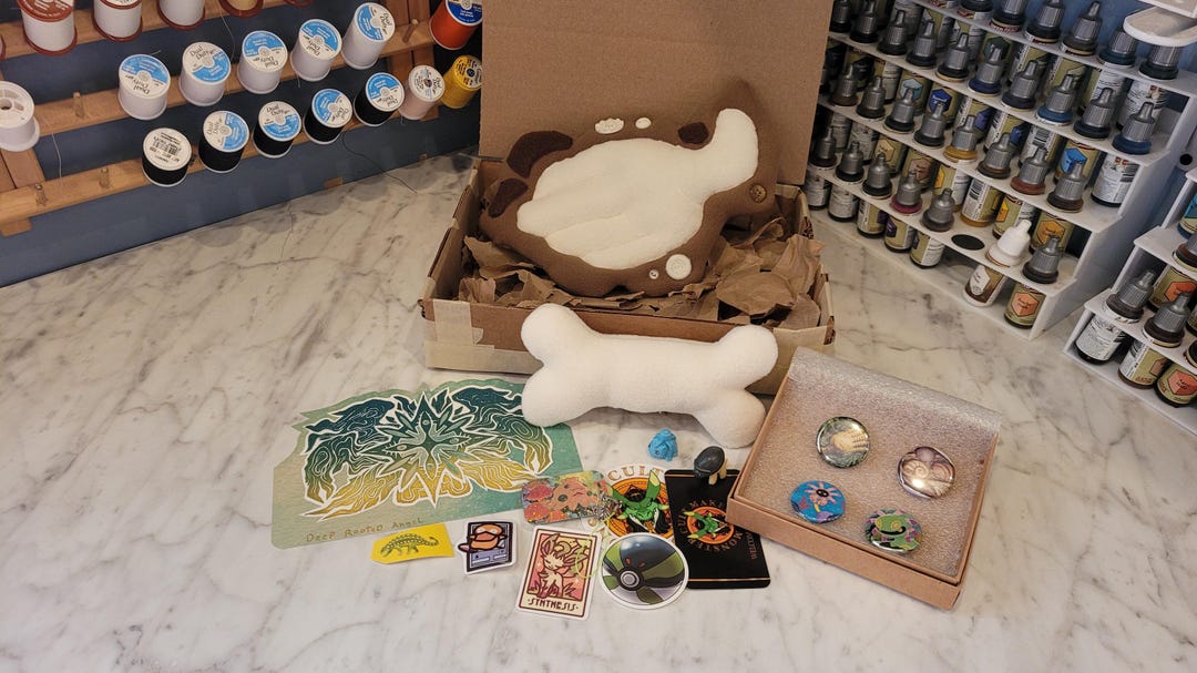 Fossil 'root' Pokemon Prop Box Furry Fursuit Cosplay Plush - Etsy