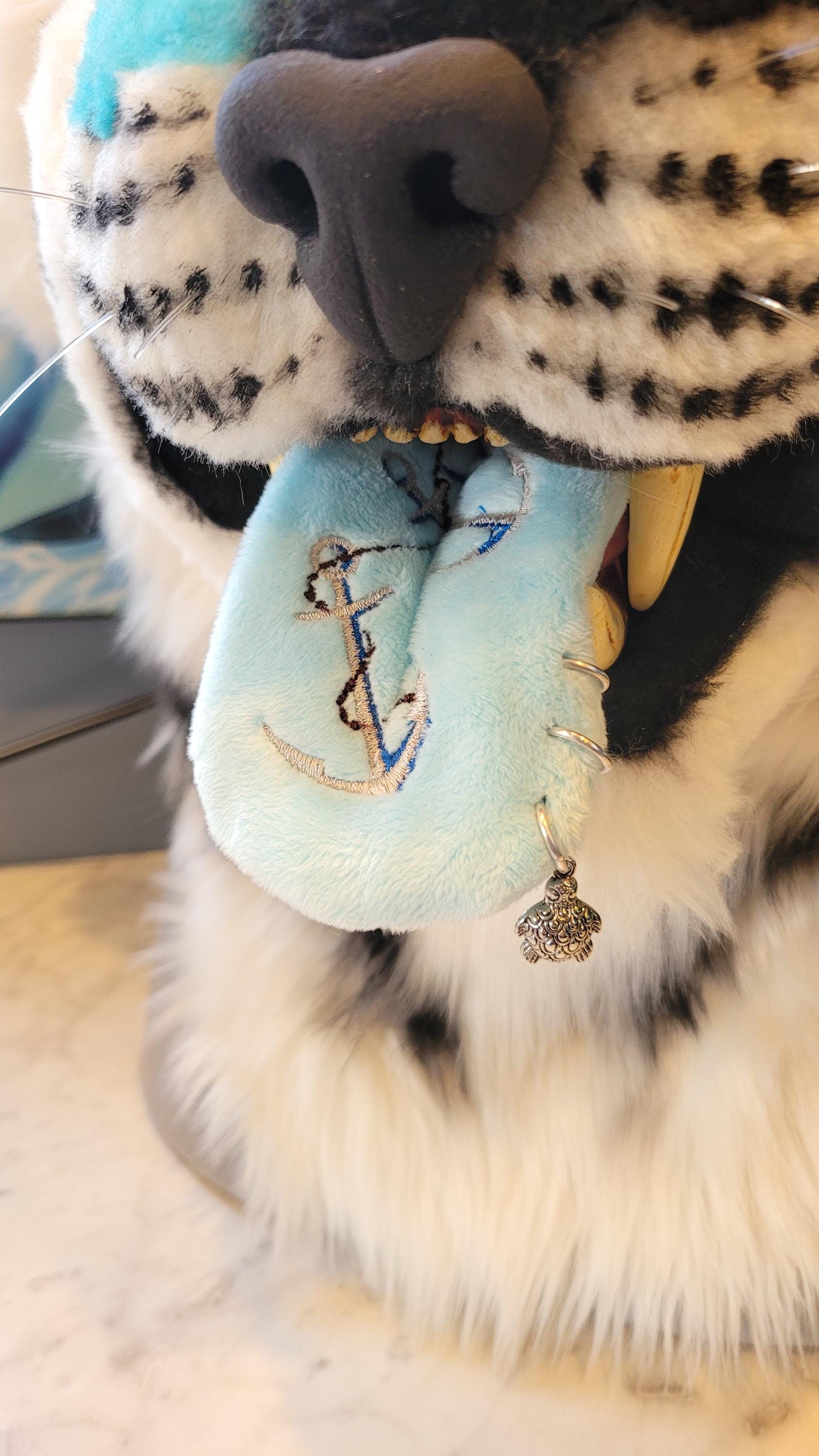 Magnetic Fursuit Tongue 'anchors Aweigh' Furry Costume Cosplay Minky ...