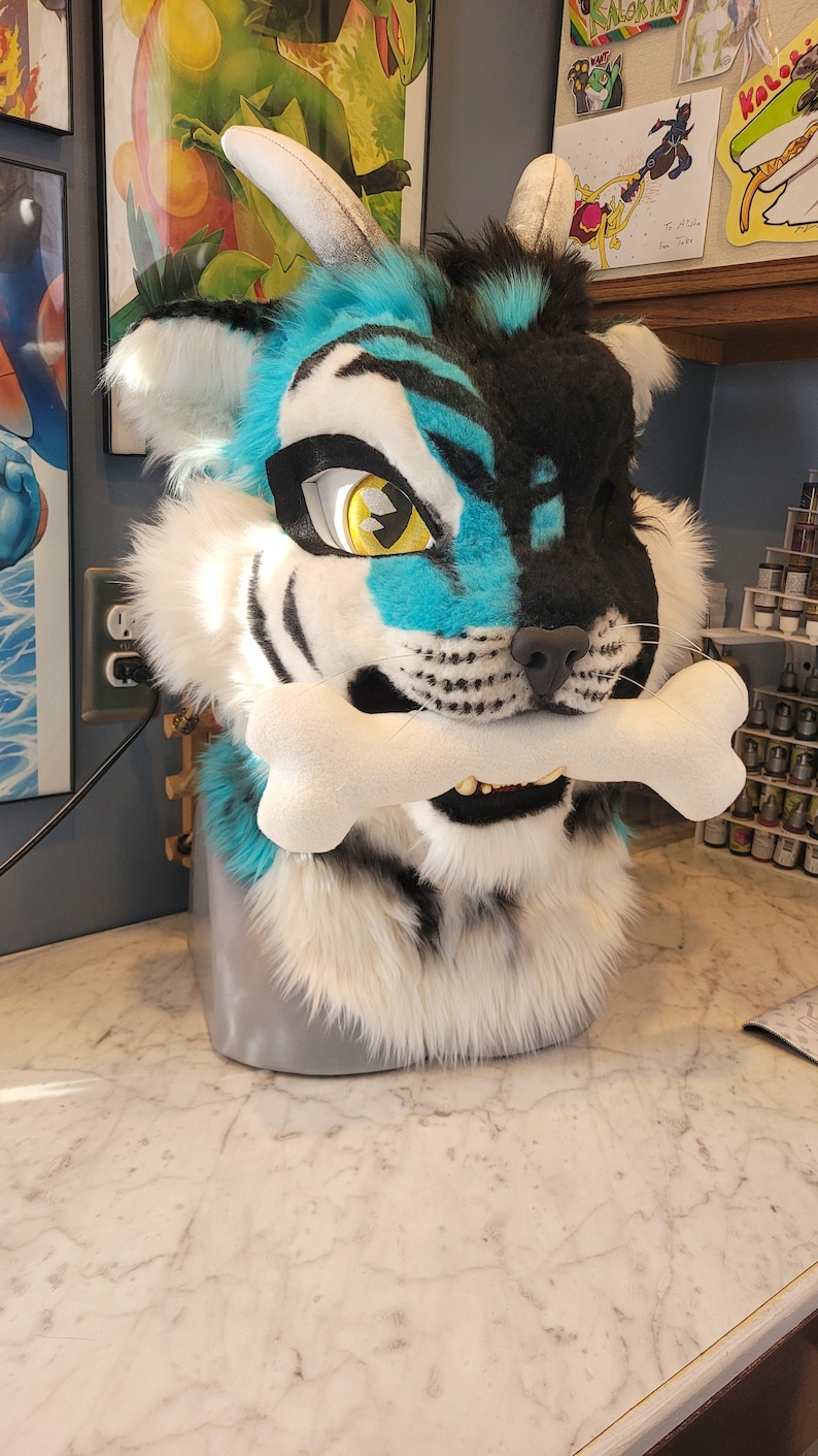 Furry Fursuit Bone Plush Prop Fleece Small Large Squeaker - Etsy