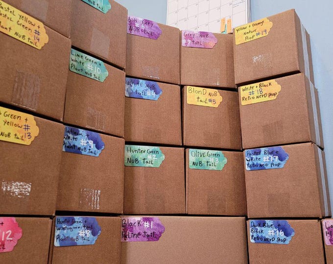 Furry Mystery Boxes Tails Props Bandana Fursuit - Etsy