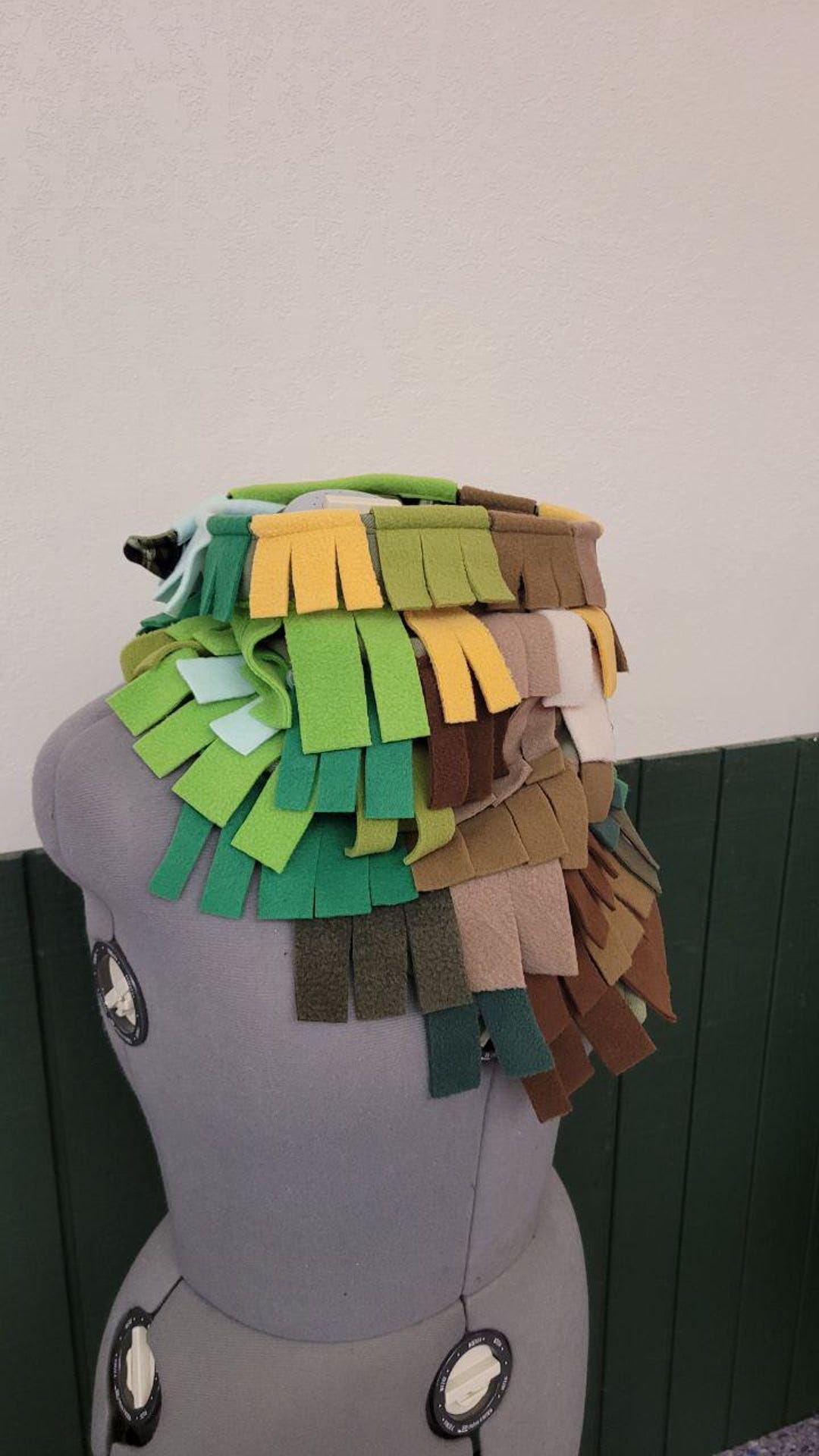 Pinata Confetti Green Brown Fursuit Sized Bandana Furry Costume Cosplay ...
