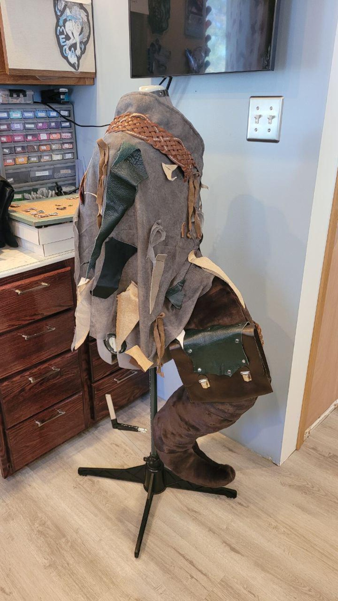 Ranger Fantasy D&D Class Furry Set, Tail, Tail Belt and Cape - Etsy