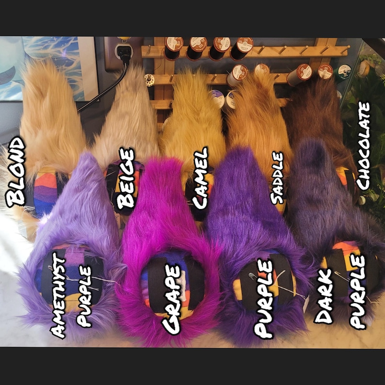 Furry Nub Tails Long Fur Pile Fursuit Costume Cosplay - Etsy