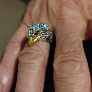 Ring eagle Indianer Ringe, Gothic Schmuck, Coole Ringe, Siegelring ...